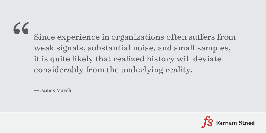 James March: The Ambiguities of Experience