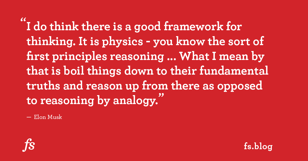 Elon Musk: A Framework for Thinking