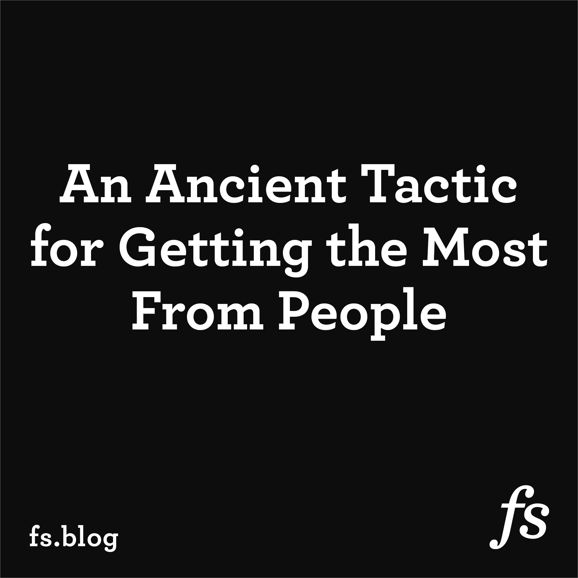 Renaissance Paragone: An Ancient Tactic for Getting the Most From People