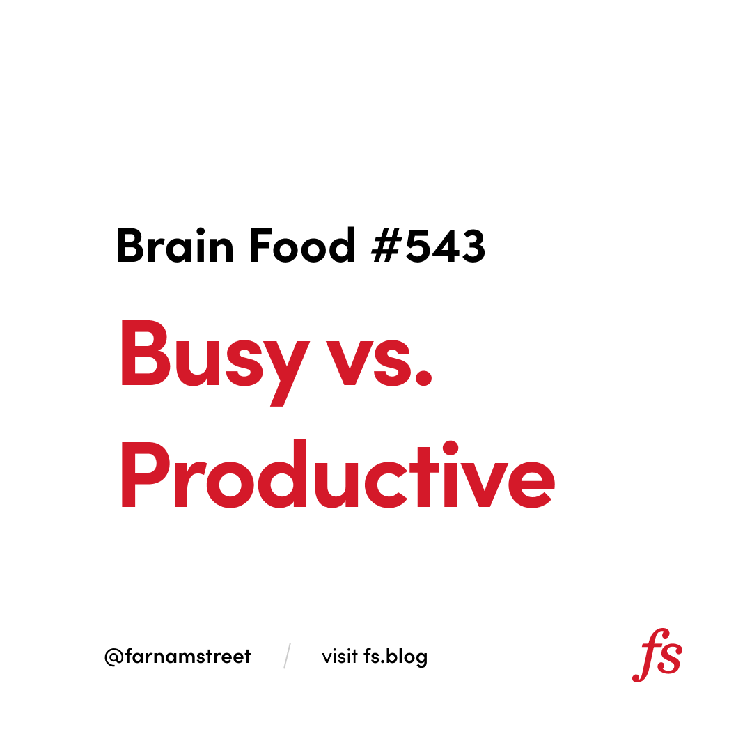 Busy vs. Productive
