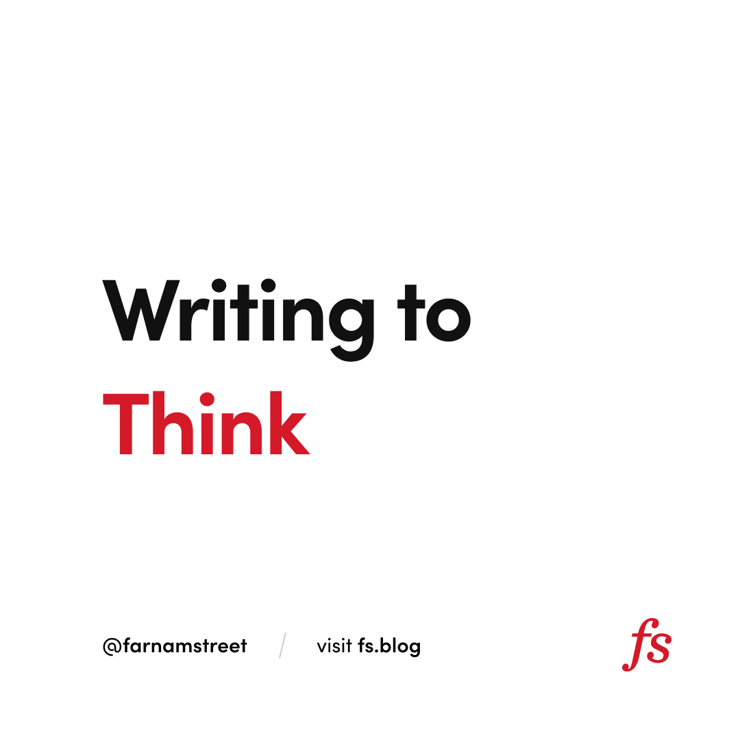 Writing to Think