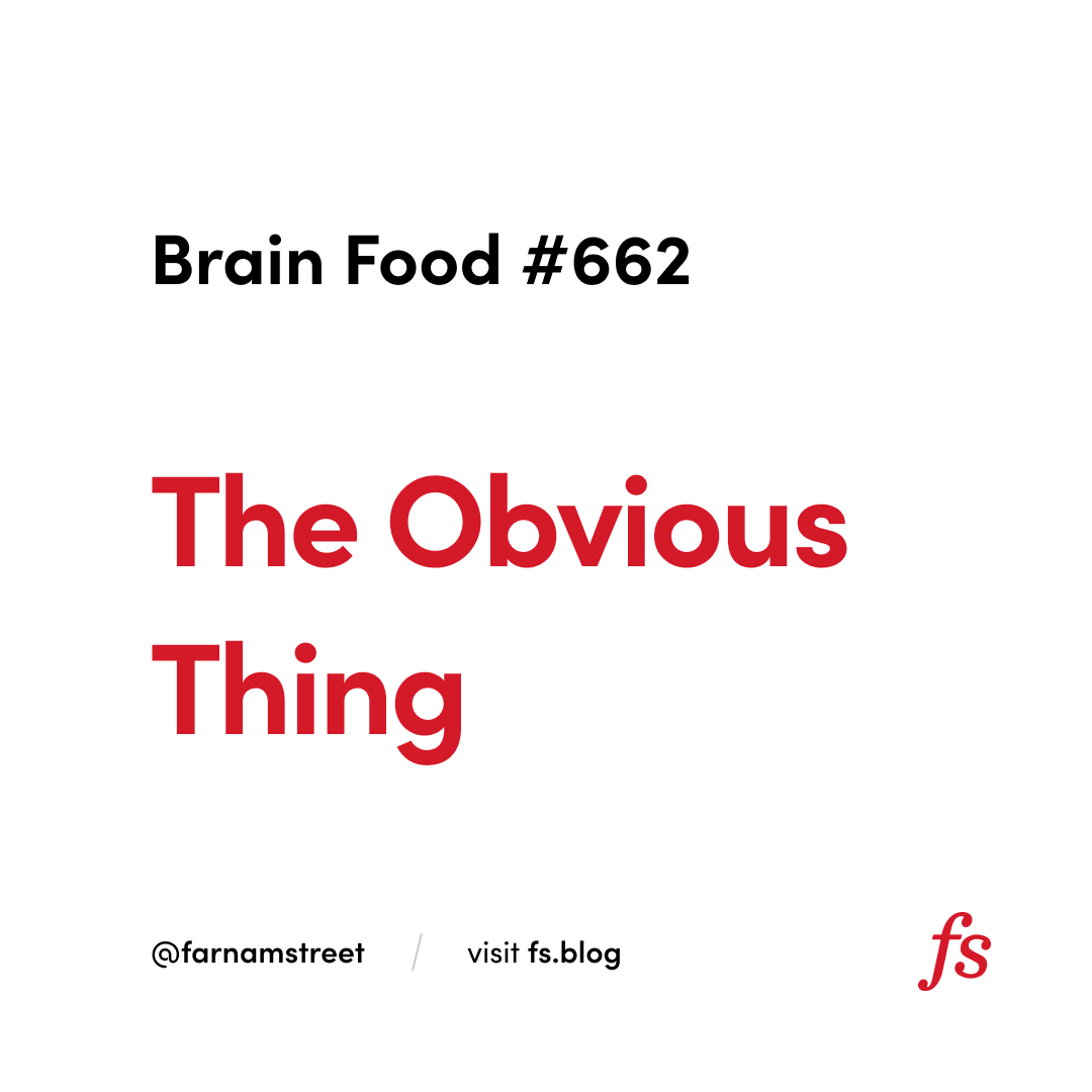 The Obvious Thing
